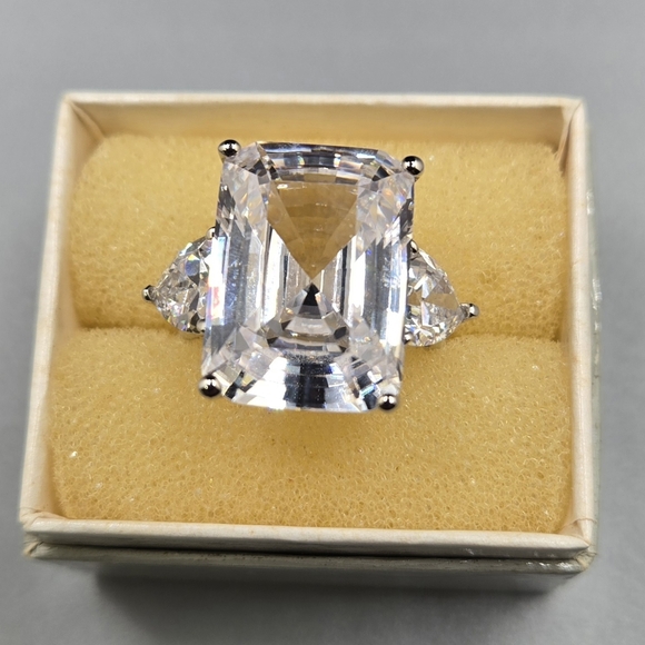 Nolan Miller | Jewelry | Nolan Miller Clear Tourmaline Ring Lg Emerald ...